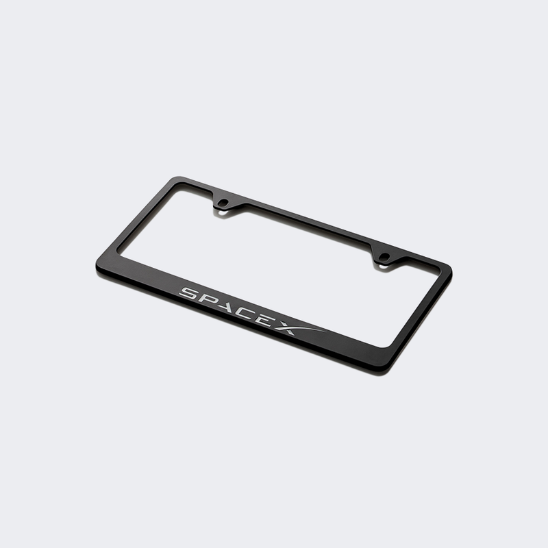 SPACEX LICENSE PLATE FRAME – SpaceX Store