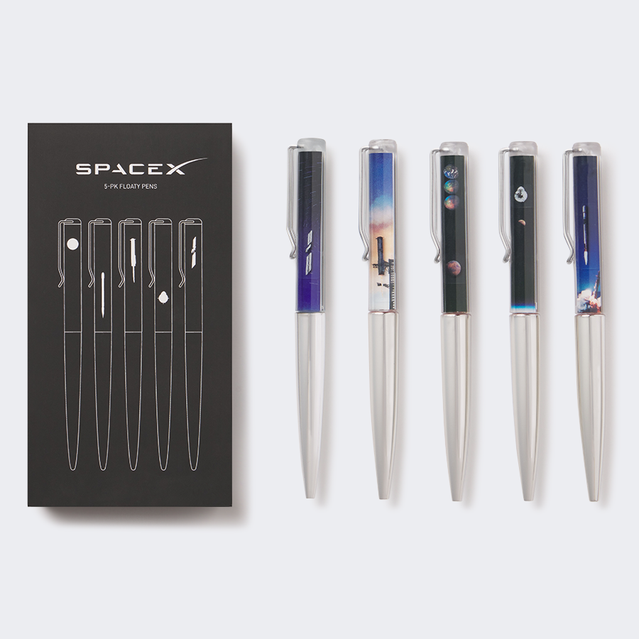 SPACEX FLOATY PEN 5-PACK – SpaceX Store