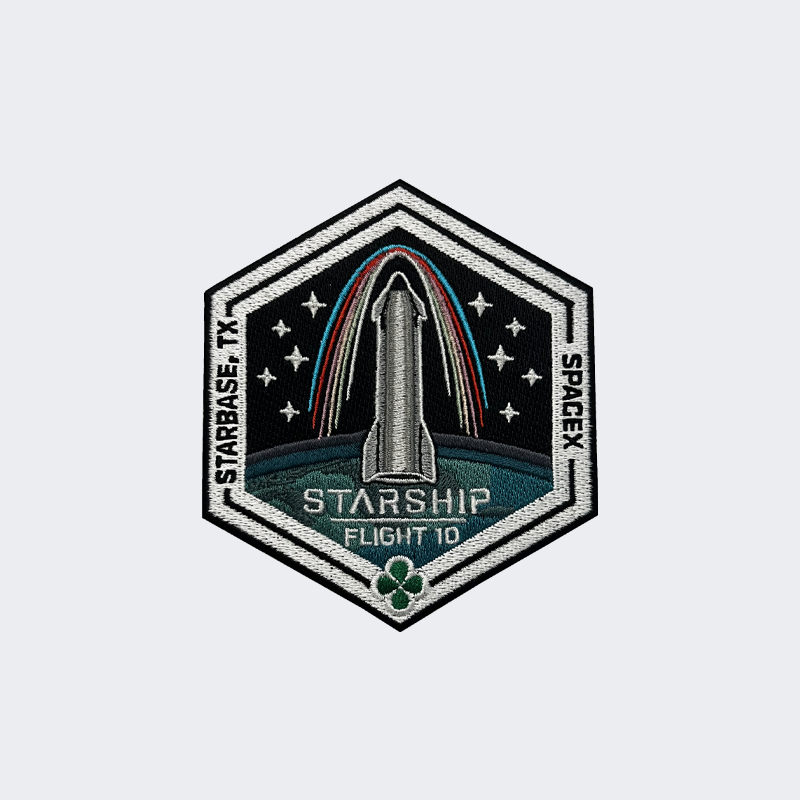 Starship Flight 10 Mission Patch – SpaceX Store