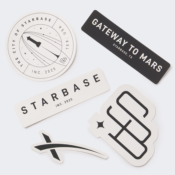 Starbase City Sticker Pack – SpaceX Store