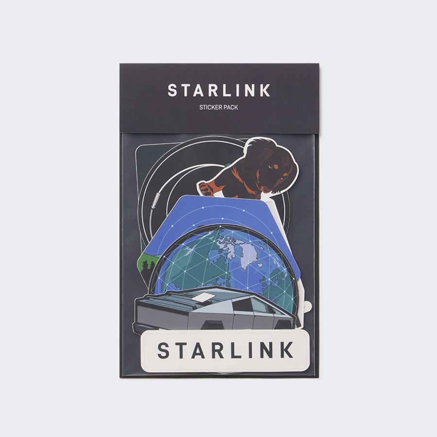 Starlink Sticker Pack – SpaceX Store