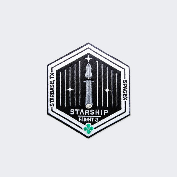 Starship Flight 3 Mission Patch – SpaceX Store