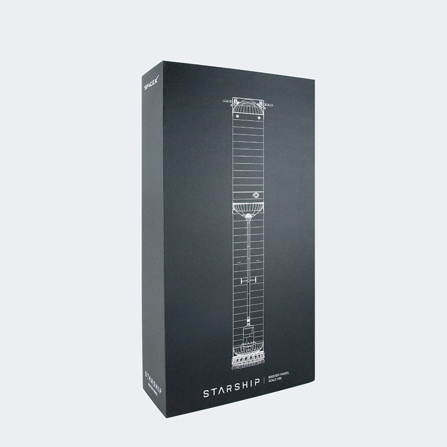 SUPER HEAVY CHROME MODEL – SpaceX Store