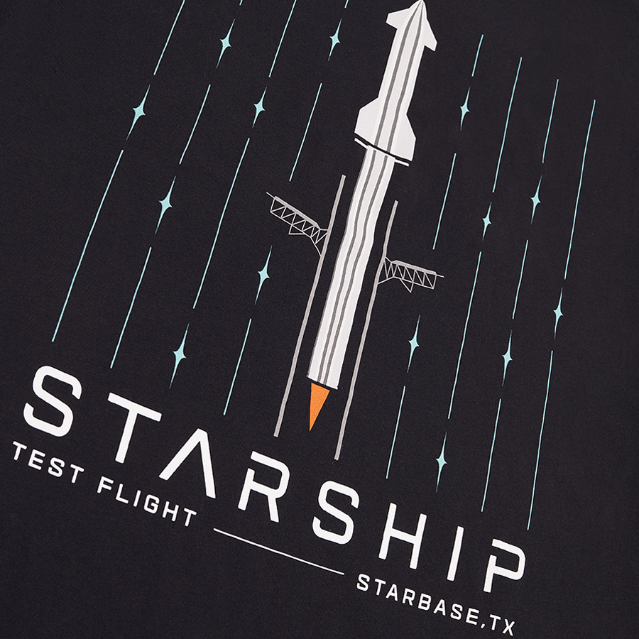 Unisex Starship Test Flight T-Shirt – SpaceX Store